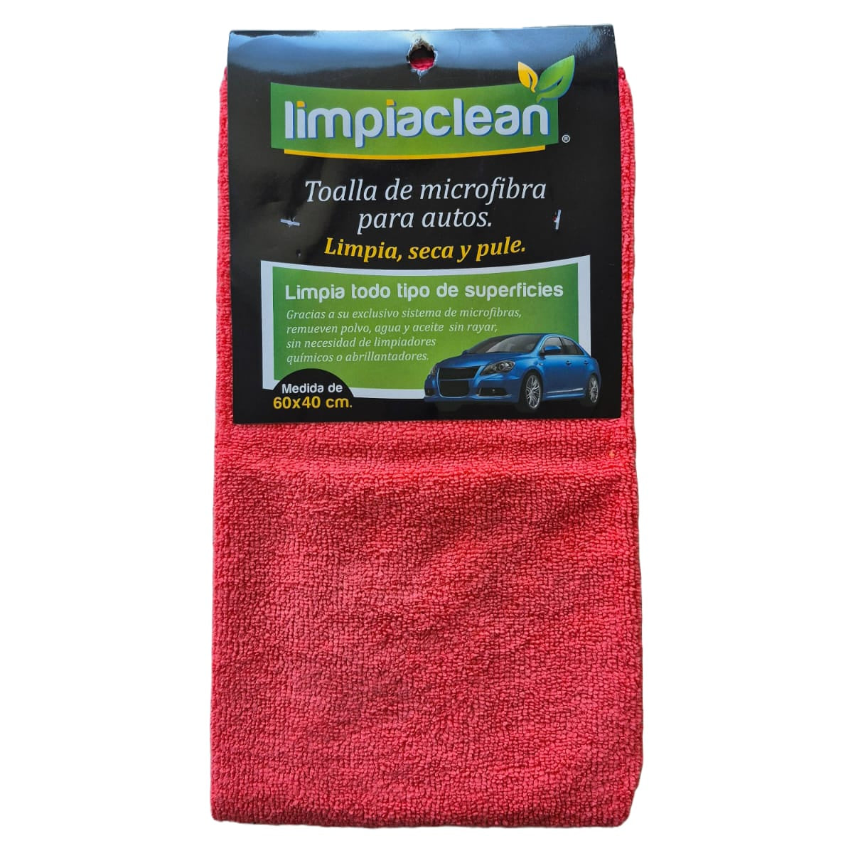 Microfibra Autos Limpiaclean 60x40 cm